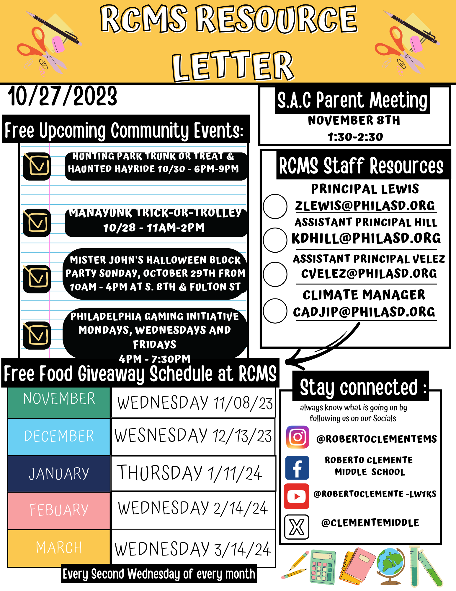 Roberto Clemente Middle School – The School District of Philadelphia