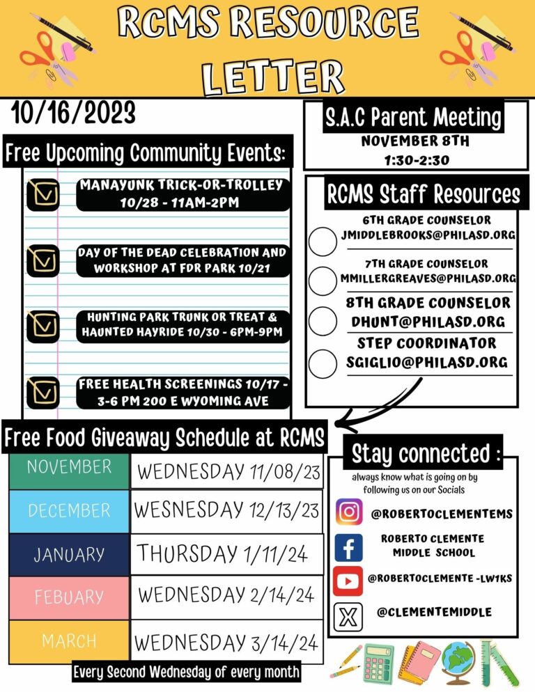 Roberto Clemente Middle School – The School District of Philadelphia